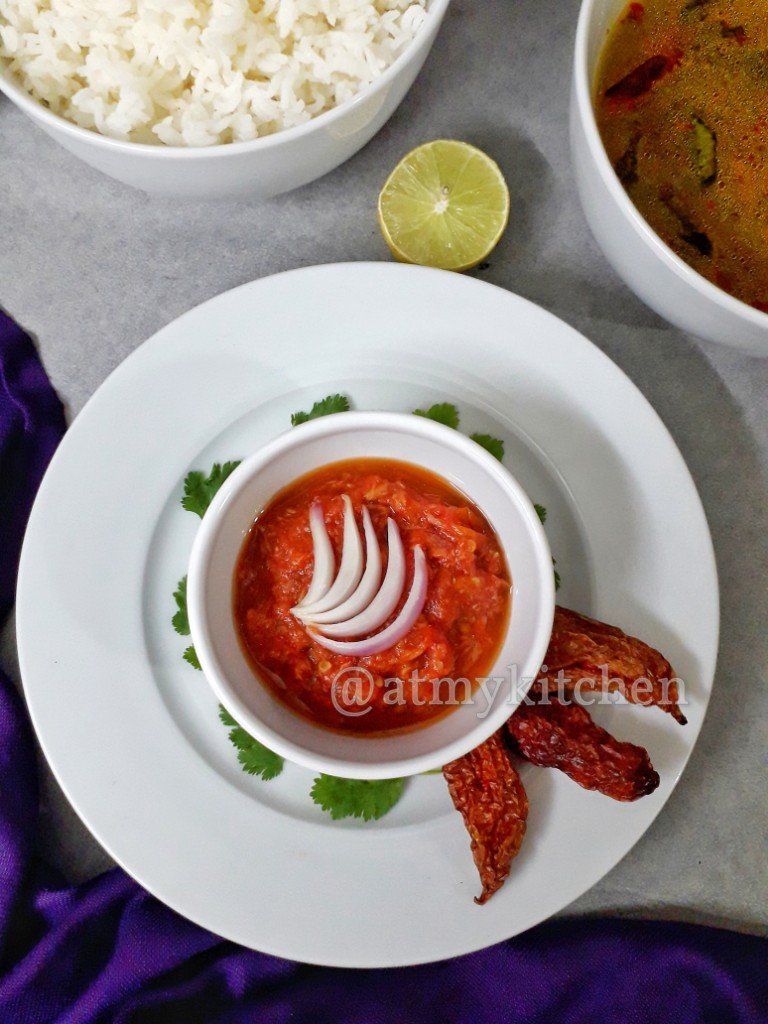 Raja Mircha Chutney/ Bhut Jolokia Chutney/ Naga King Chilly Chutney ...